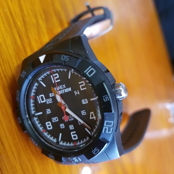 Timex | Accessories | Timex Expedition Indiglo Wr5m Mens Diving Watch ...